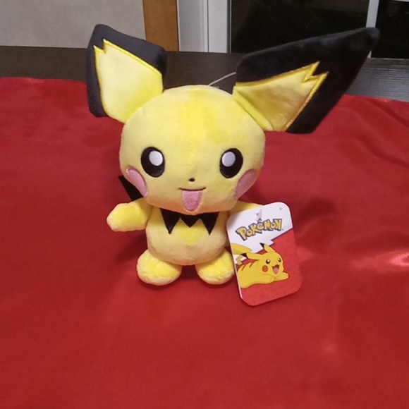 Toys | Pokemon Pichu 8 Inch Plushie Stuffed Animal Brand New | Poshmark